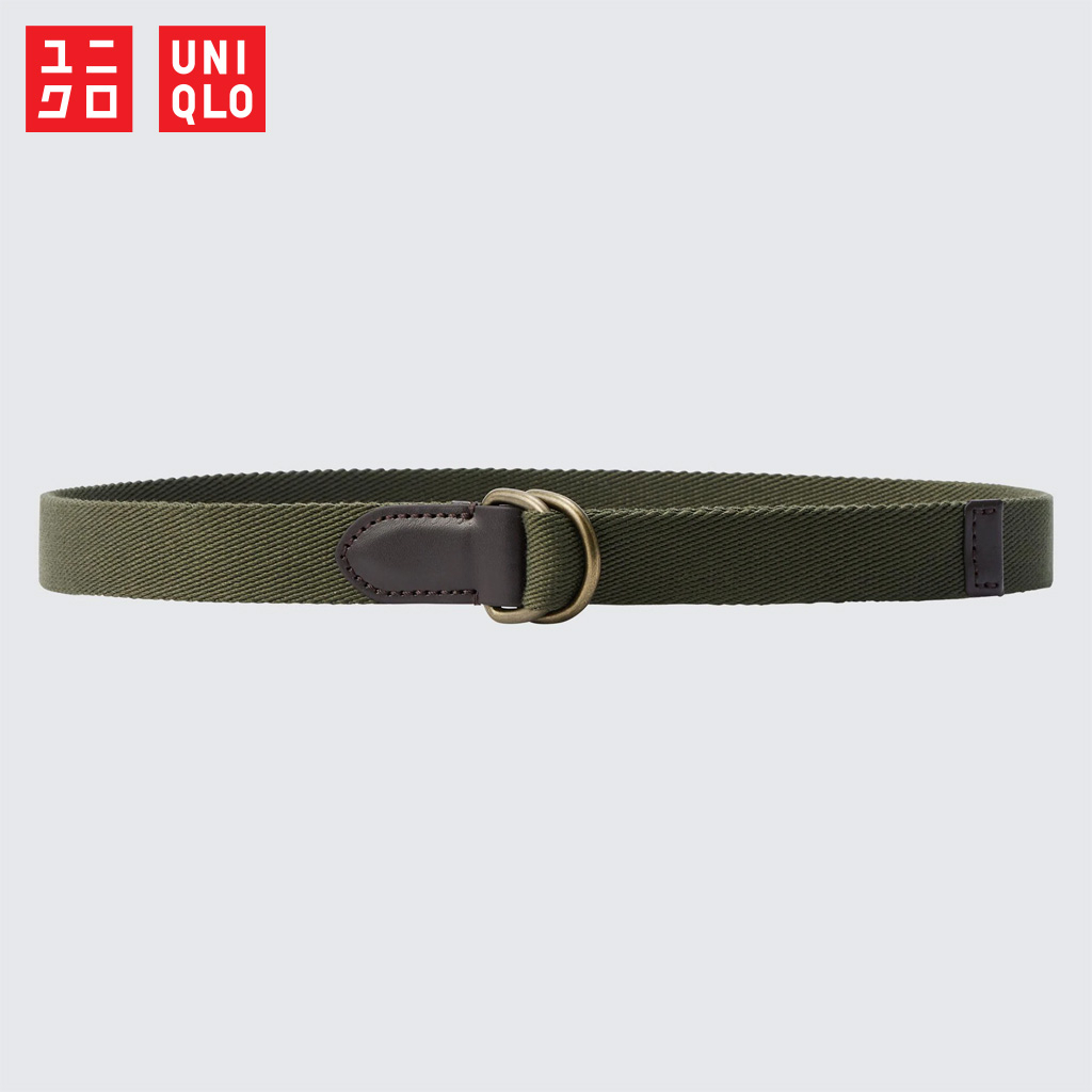 เข็มขัดแคสชวล 2 ห่วง Uniqlo - 56 Olive | Shopee Thailand