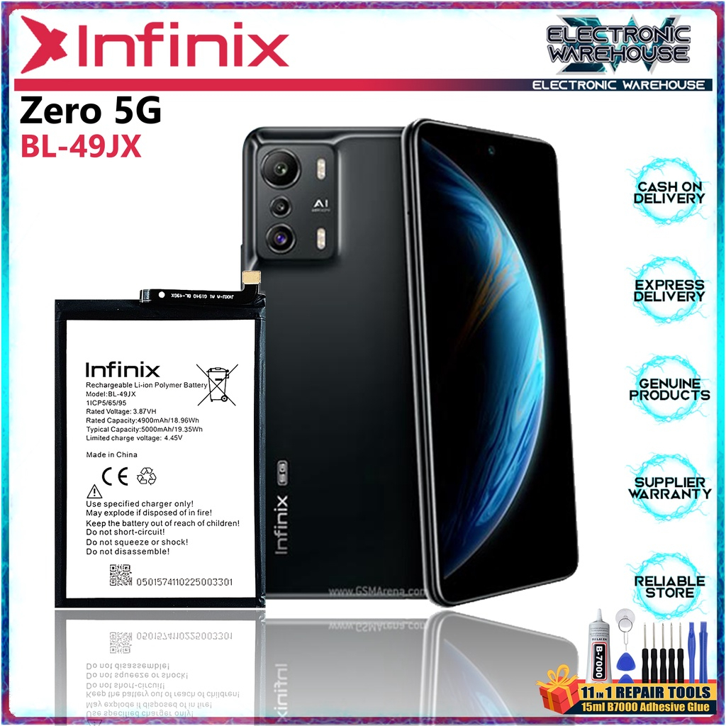 แบตเตอรี่ BL-49JX Infinix Zero 5G/ Note 10 Pro/ Note 11 Pro/ 5000mAh ...