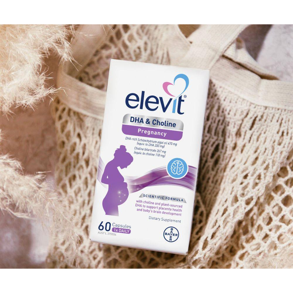 Elevit DHA + Choline Pregnancy 60 Capsules วิตามินคุณแม่ตั้งครรภ์ ...