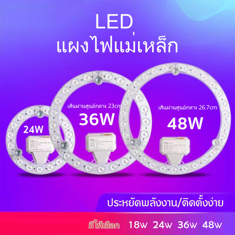 แผงไฟเพดานled 28w/36w/48w3แสง แผงไฟแม่เหล็ก แผงไฟ led โคมเพดานled แผงไฟ ...