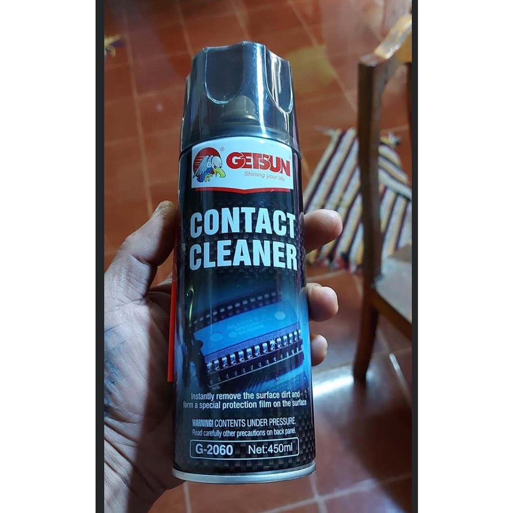 Getsun Electronic Contact Cleaner ล้างแอร์โฟรถ สเปรย์น้ำยาล้าง*G-2060*แผงวงจร ล้างหน้าสัมผัส ...