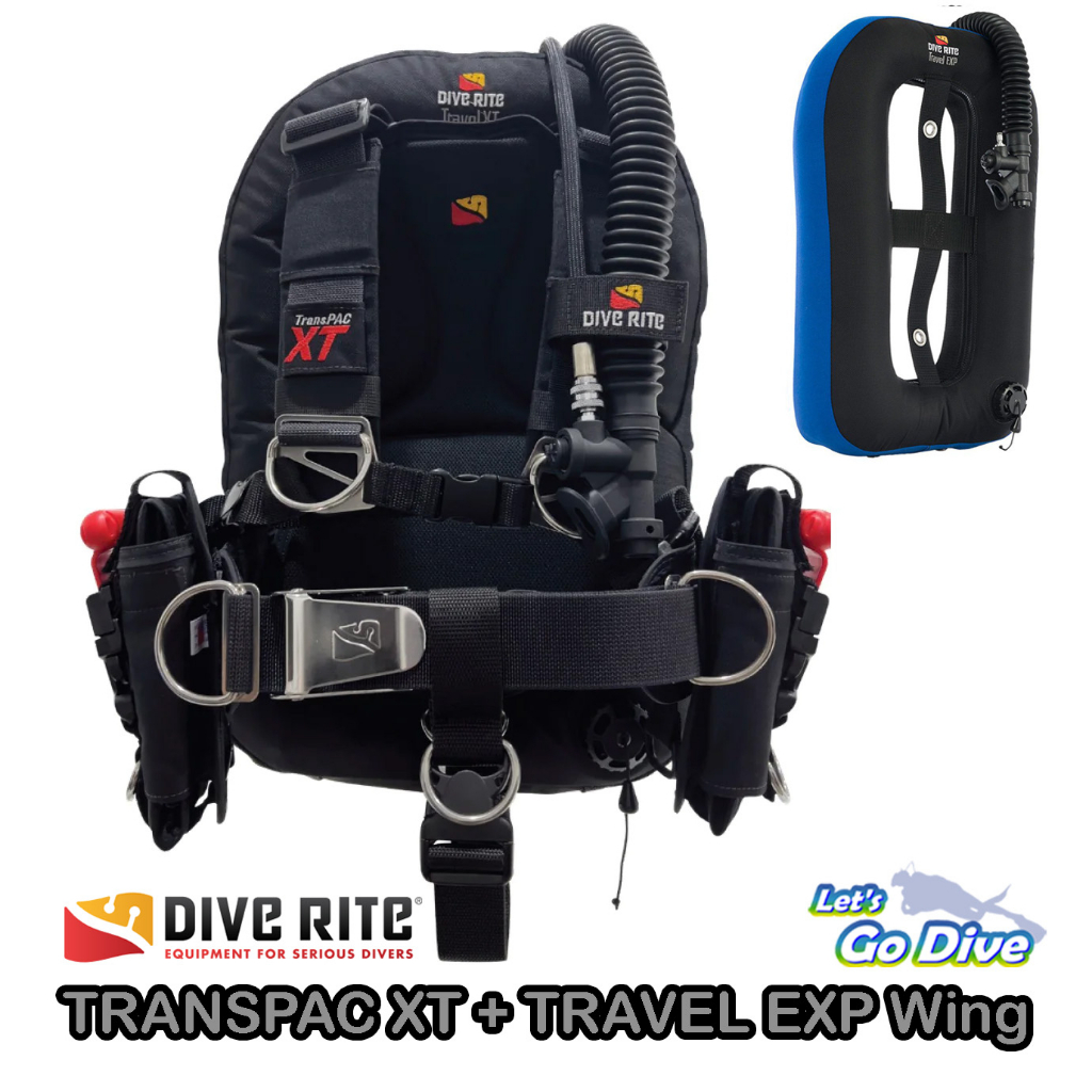 DIVE RITE - TRANSPAC XT + TRAVEL Wing Set [ 7DD12 ลด 2,000บ.] BCD ...