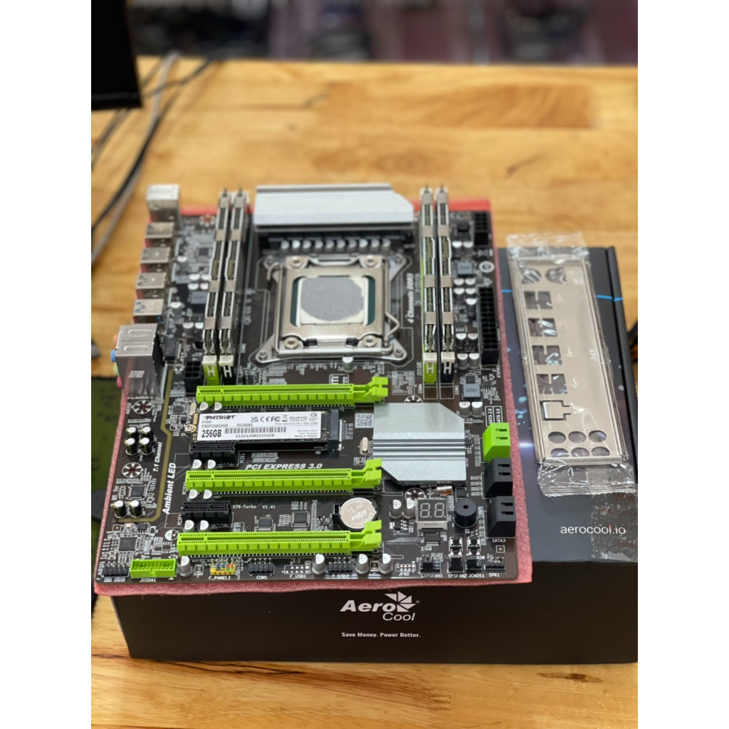 ชุดxeon mb x79 Nvme +cpu intel xeon e5 2670v2 10คอ20เทรด 2.5-3.3GHZ+Ram ...