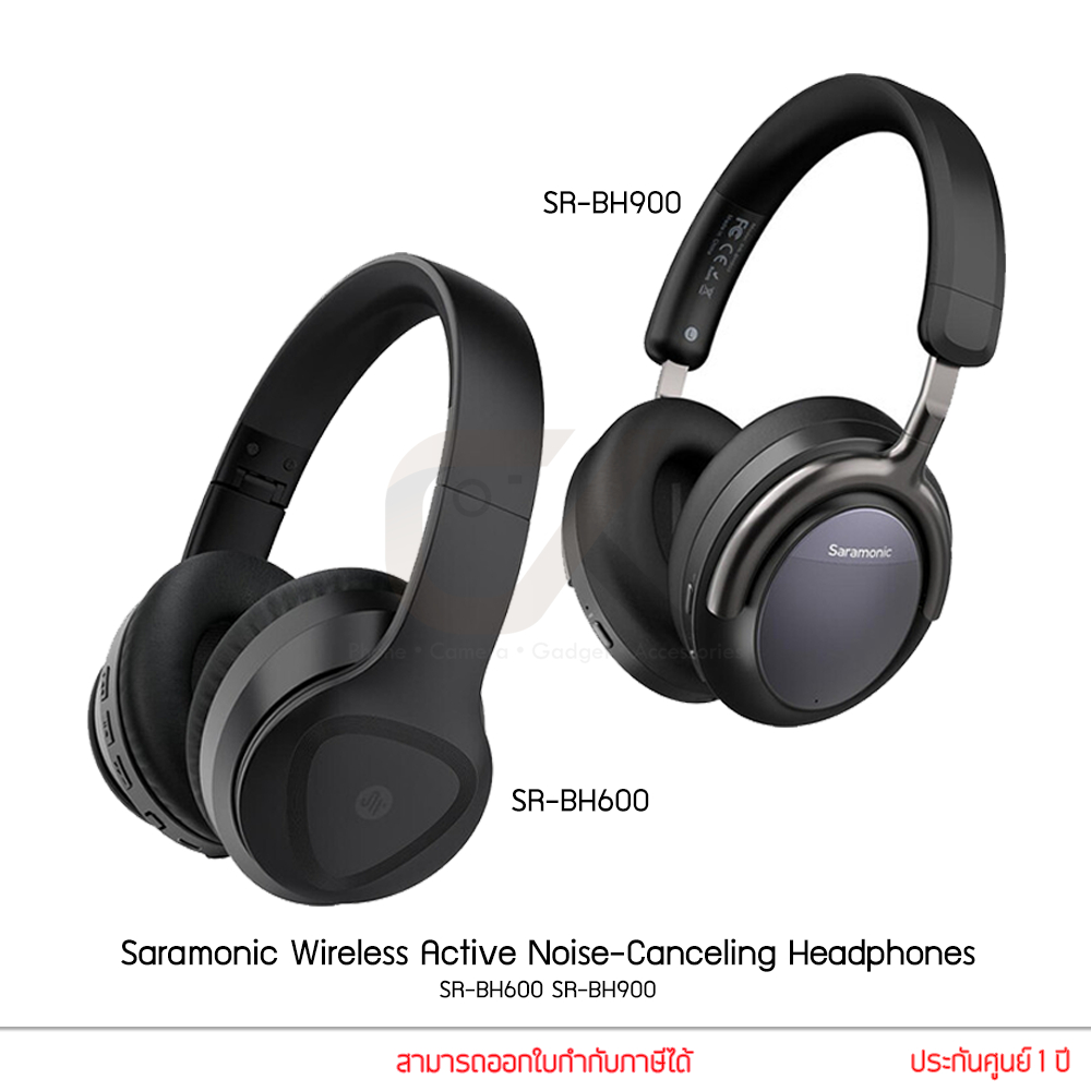 Saramonic รุ่น SR-BH900 SR-BH600 Active Noise Cancelling หูฟังไร้สาย ...
