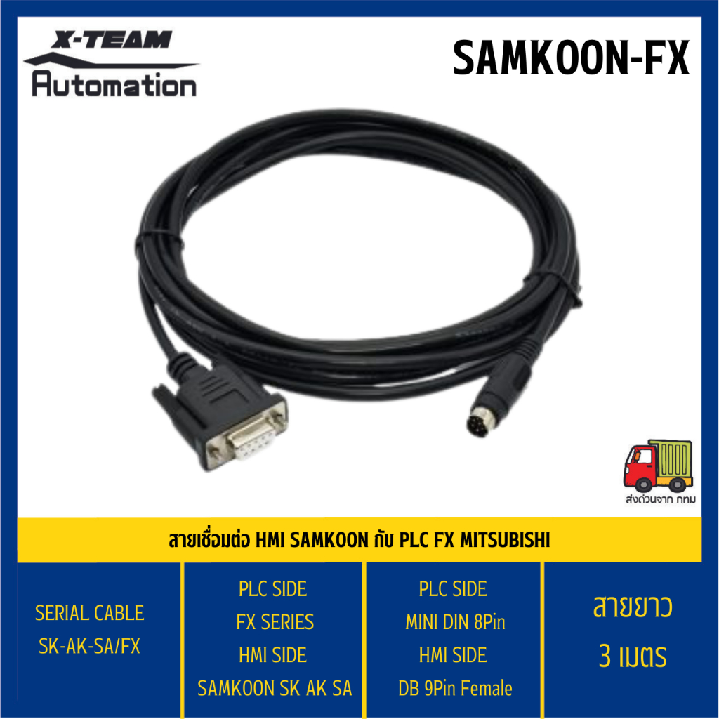SA/SK/AK - Omron / Communication Cable ระหว่าง HMI Samkoon และ PLC ...