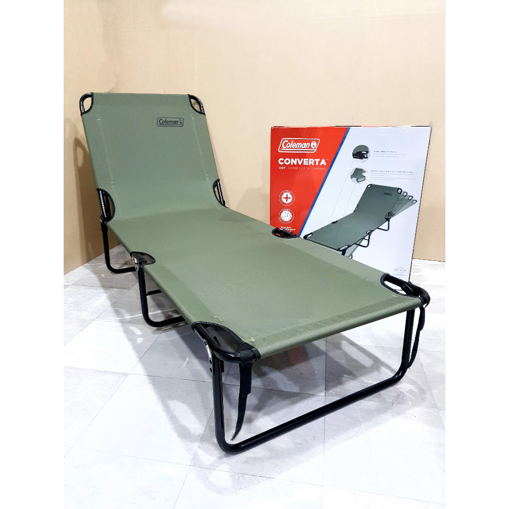 !!ของใหม่ 100% ดูในคลิปได้!! Coleman converta folding cot เตียง Coleman ...