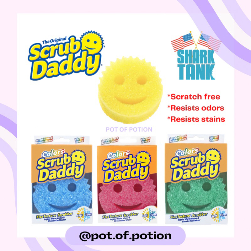 พร้อมส่ง Scrub Daddy — รุ่น Scrub Daddy / ฟองน้ำล้างจาน | Shopee Thailand