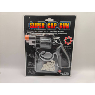 ปืนแก๊ปของเล่น SUPER CAP GUN + แก๊ป 20 วง | Shopee Thailand