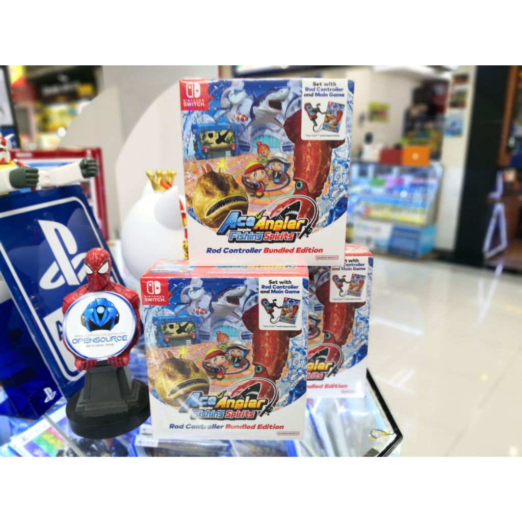 [พร้อมส่ง]Nintendo: Ace Angler Fishing [Spirits Rod Controller Bundled ...