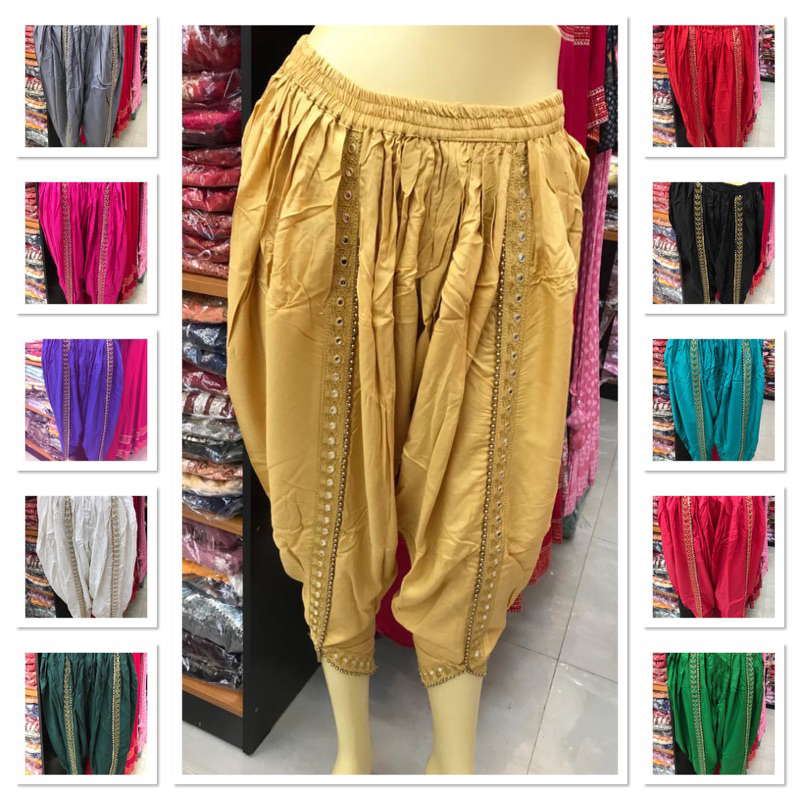 กางเกงอินเดียสำหรับทั้งชายและหญิง Indian Pants dhoti tulip free size ...