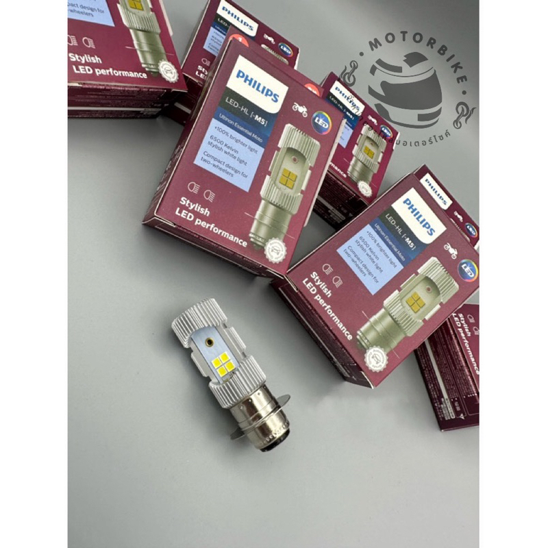 หลอดไฟหน้า Philips Ultinon Essential LED T19 ( M5 ) แป้นเล็ก หลอด LED ...