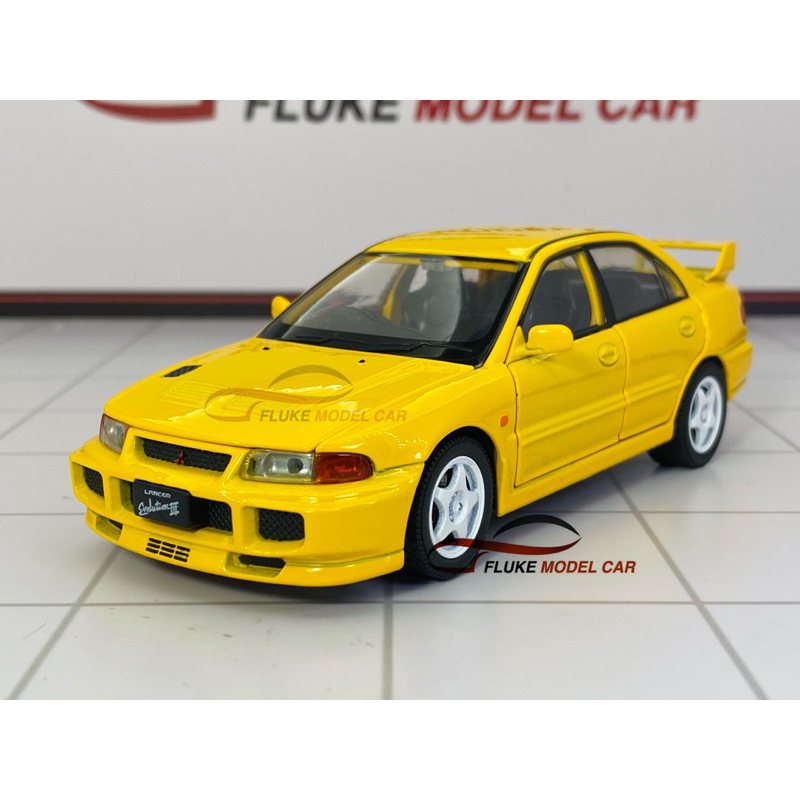 SALE🔥 โมเดลรถ Mitsubishi Evo 3 1:32 🔥 มีไฟ เปิดประตูได้ทั้งหมด 🔥 โมเดล ...