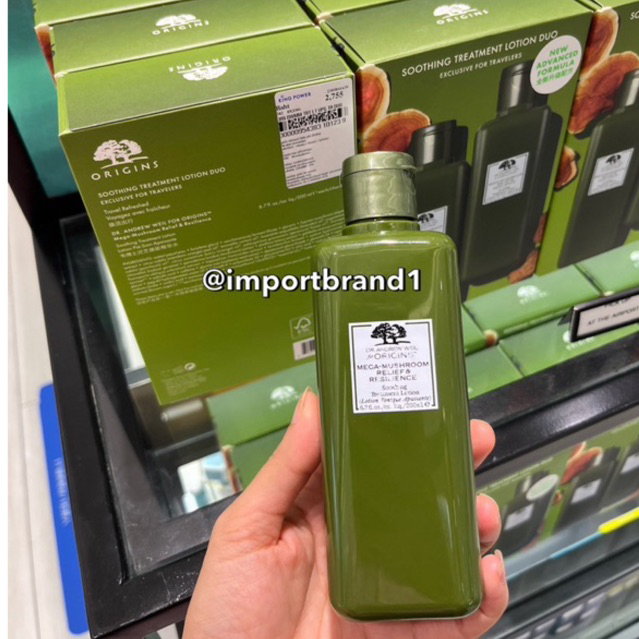 ORIGINS Mega-Mushroom Relief & Resilience Soothing Treatment Lotion 200ml. น้ำตบเห็ด ของแท้ ...