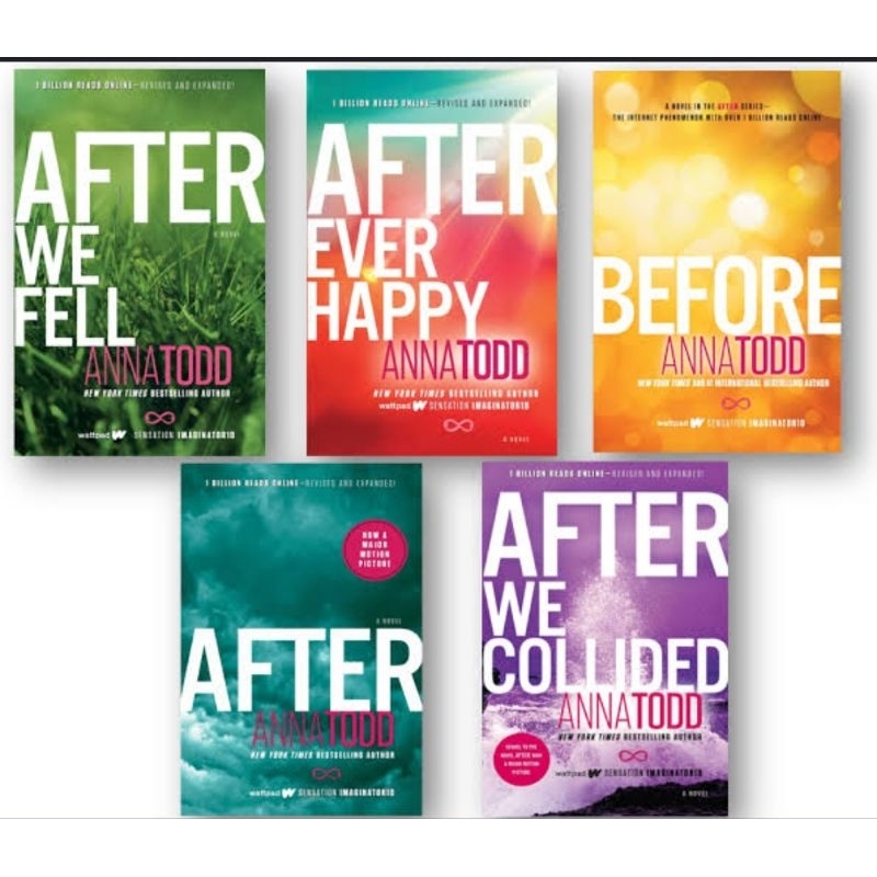 Boxset After collectionชุด5เล่มโดย Anna Todd หนังสือใหม่มือหนึ่ง นิยาย ...
