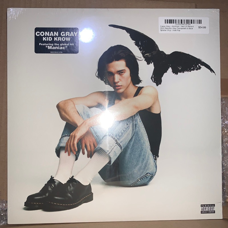 แผ่นเสียง Conan Gray - Kid Krow LP Transparent & Black Splatter Vinyl ...