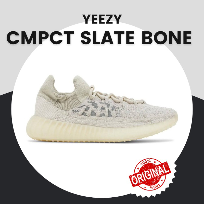 Adidas Yeezy Boost 350 V2 CMPCT Slate Bone | Shopee Thailand