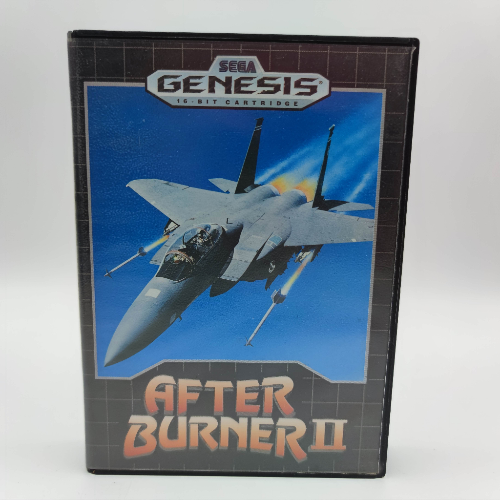AFTER BURNER II 2 ของแท้ SEGA GENESIS [mega drive] เล่นได้ ไม่มีคู่มือ มีกล่องใสสวม เพื่อเก็บ ...