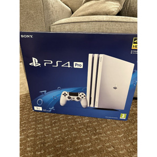 Sony PlayStation 4 Pro White 1TB Console - White - Plus 2x Controllers ...
