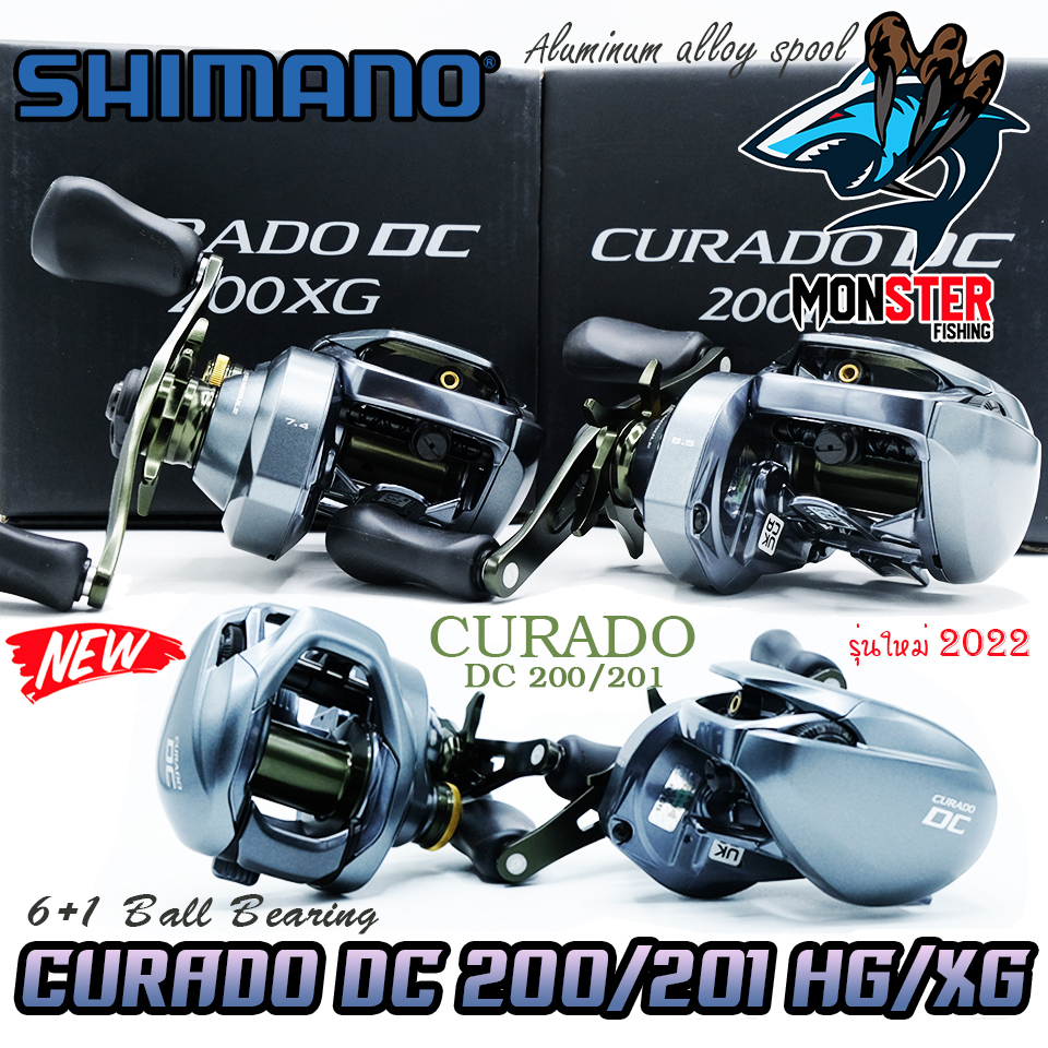 รอกหยดน้ำ ชิมาโน่ SHIMANO CURADO DC 200/201 HG และ XG (มีทั้งหมุนขวาและ ...
