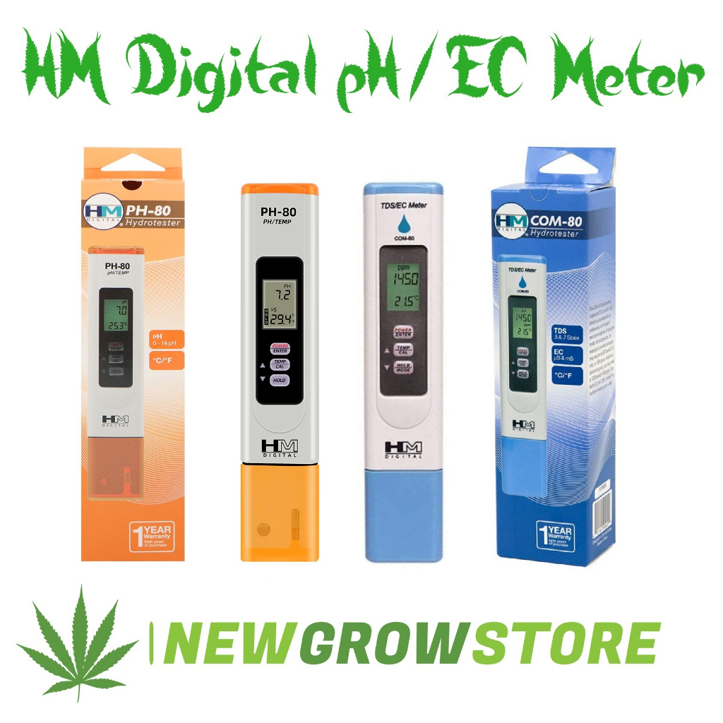 [ส่งฟรี] HM pH Meter PH-80 ปากกาวัดค่า pH วัดค่าน้ำ วัดค่า pH แม่นยำ HM Digital เฮชเอ็มปากกา ...