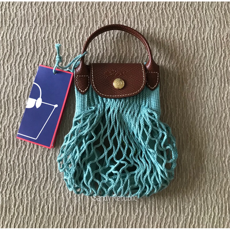 พร้อมส่ง * Longchamp Filet กระเป๋าตาข่าย ไซส์ mini (เลือกสีด้านใน ...