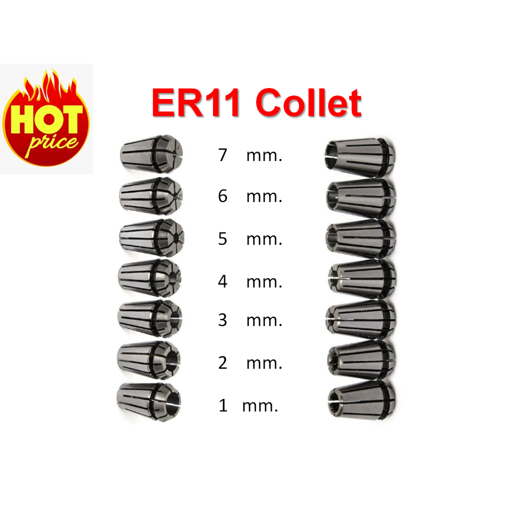 ER11 Spring Collet สำหรับ CNC Engrave และ CNC milling Lathe Tool ขนาด 1 ...