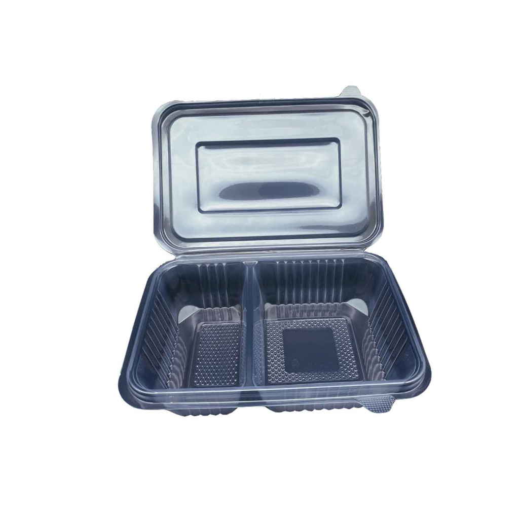 (25ชิ้น) กล่องข้าวฝาล็อคTLH เนื้อPP 2 ช่อง 650ml กล่องข้าวฝาติด กล่องข้าวใช้แล้วทิ้ง กล่องเข้า ...