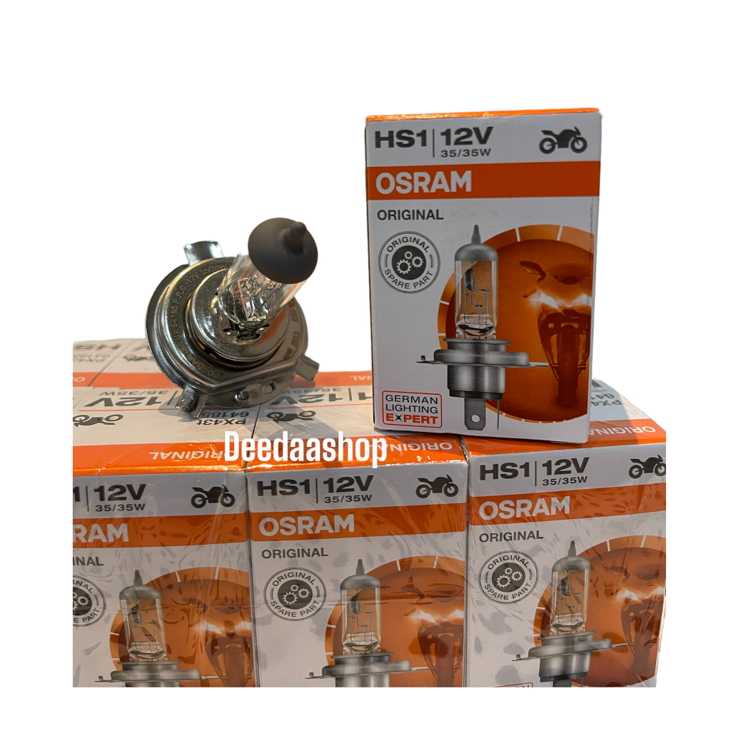 หลอดไฟหน้า OSRAM SILVERSTAR, COOLBLUE, HS1 3ขา LED , T19, แป้นเล็กทั่วไป | Shopee Thailand