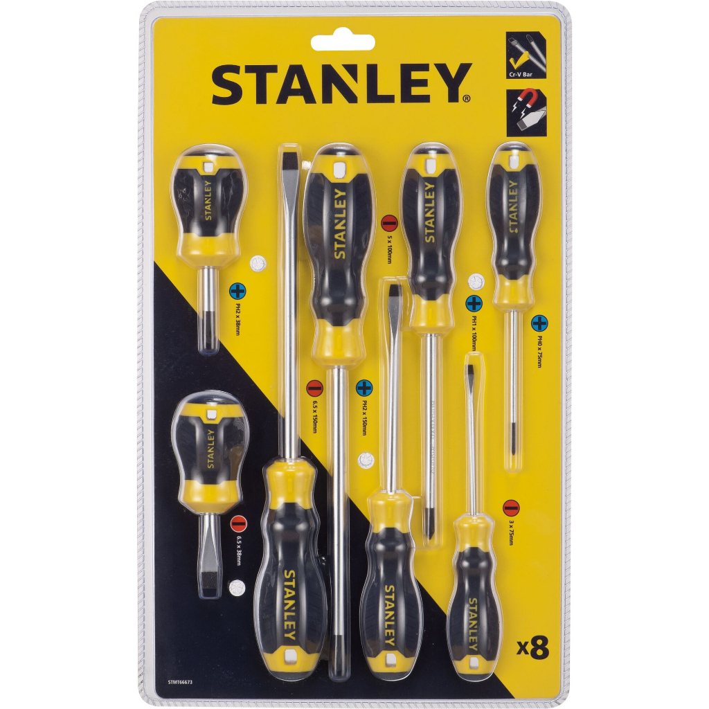 STANLEY รุ่น STMT66673 ไขควงชุด 8 ชิ้น STMT66673 STANLEY | Shopee Thailand