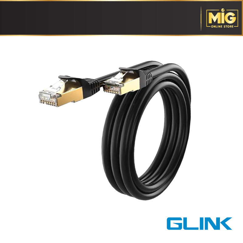 GLINK สาย Lan CAT7 สายแลนสำเร็จรูปพร้อมใช้งาน สายยาว 3M/5M/10M/20M ความเร็วสูงสุด 10,000 Gbps ...