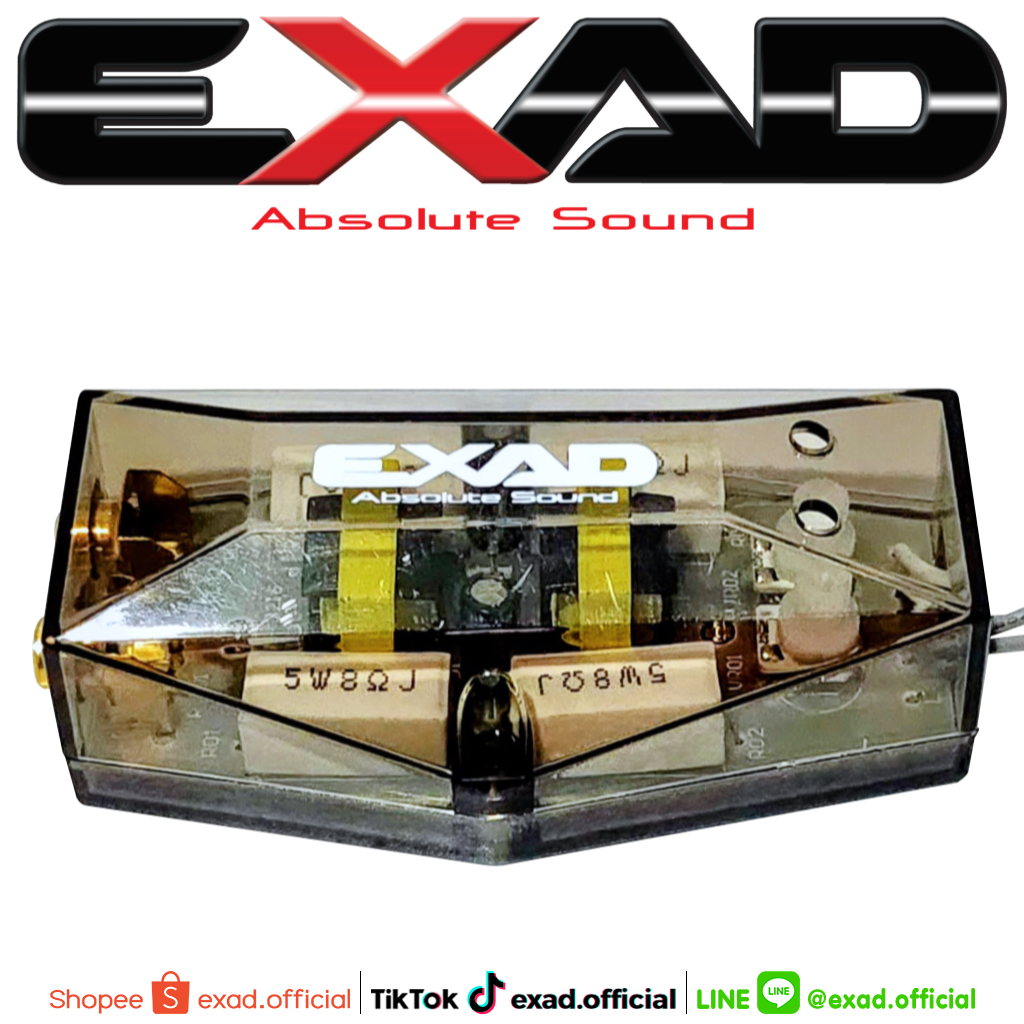 Impedance line convertor EXAD EX-ADT65 กล่องแปลงสัญญาณ HI TO LOW อะแดปเตอร์แปลงสัญญาณ จากสาย ...
