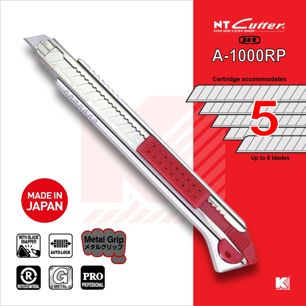 NT Cutter คัตเตอร์ A-1000RP คัตเตอร์สำหรับมืออาชีพ | Shopee Thailand