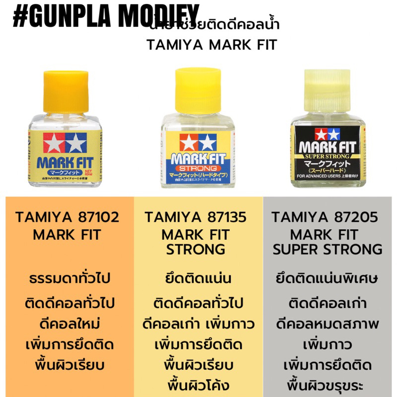TAMIYA 87102 น้ำยาช่วยติดดีคอลน้ำ Mark Fit | Shopee Thailand