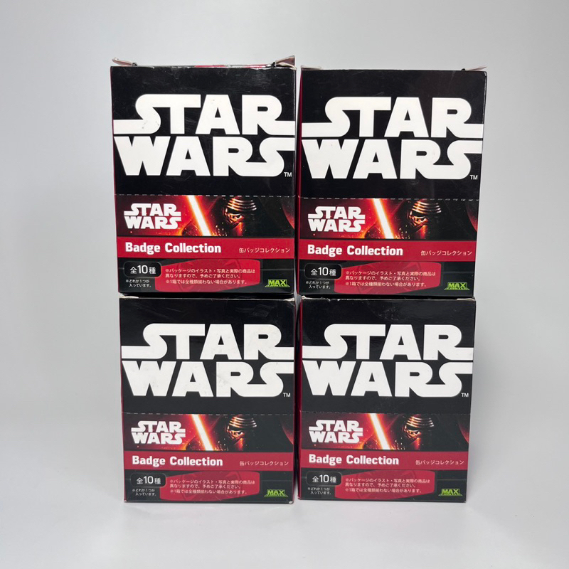 DISNEY STAR WARS BADGE COLLECTION เข็มกลัด ครบชุด 10 แบบ ของใหม่ มือ 1 ...