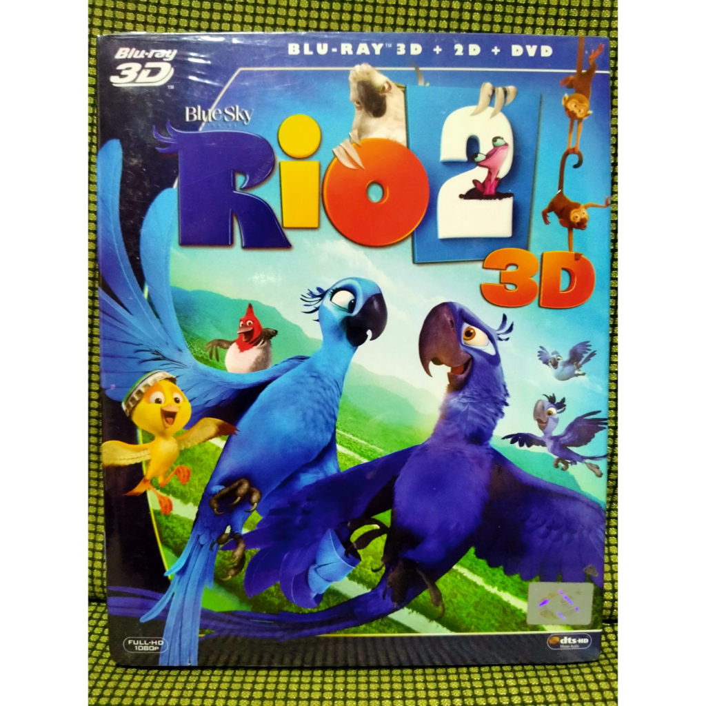 Rio 2 ริโอ 2 (Blu-ray 3D 1 Disc + Blu-ray 1 Disc + DVD 1 Disc) แผ่นแท้ ...