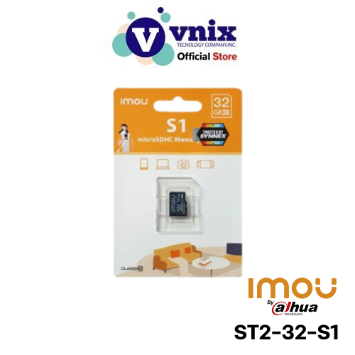 ST2-32-S1 Imou microSD 32GB No Adapter Read 95MB/s Write 38MB/s By Vnix Group | Shopee Thailand