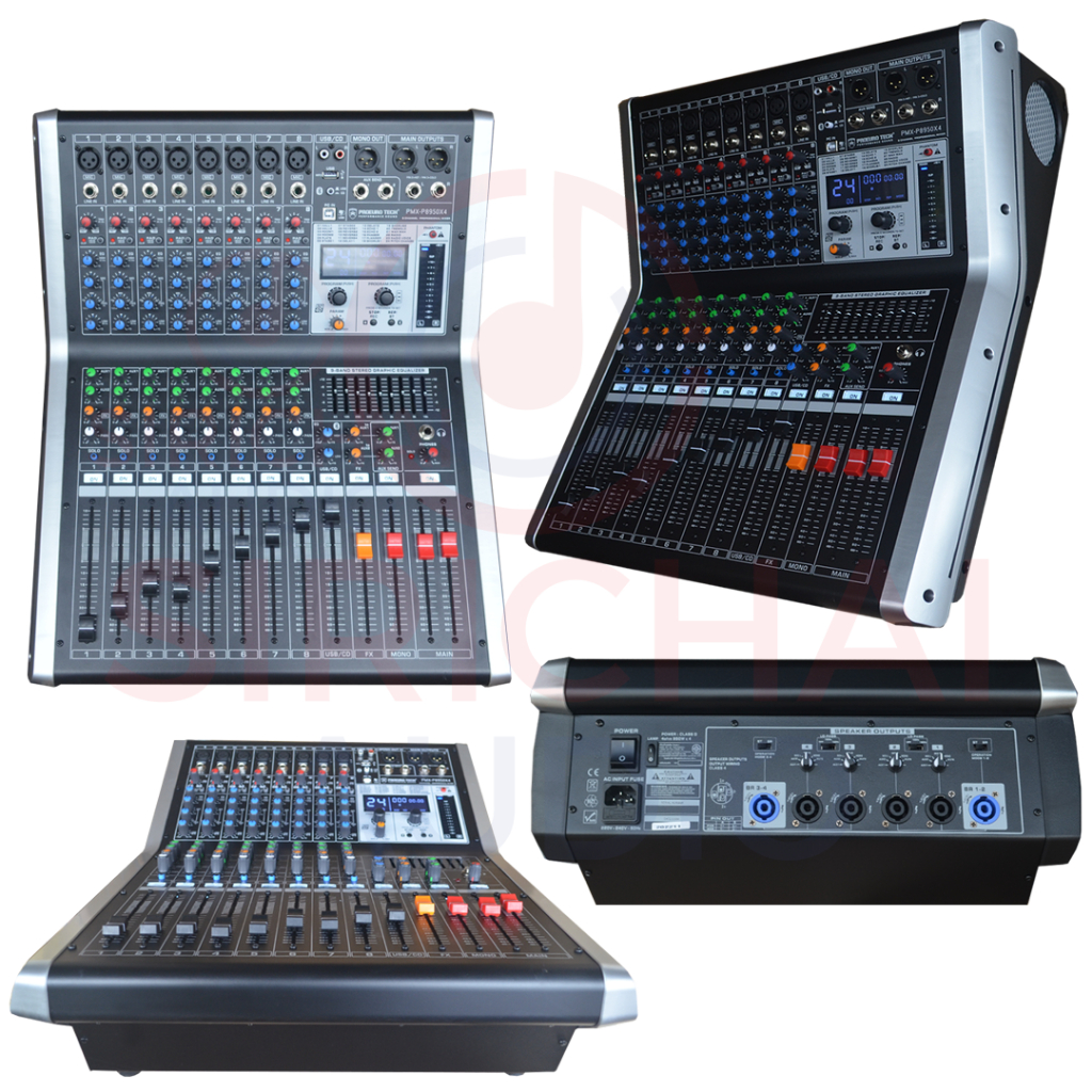 เพาเวอร์มิกซ์4ชาแนล PROEUROTECH รุ่น PMX-P8400X4 (400w*4) | Shopee Thailand