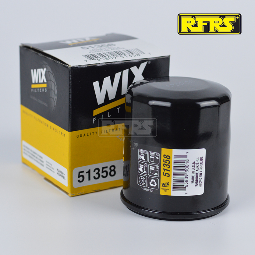 กรองน้ำมันเครื่อง WIX 51358 Made in USA แท้ 100% กรองน้ำมันสำหรับ รถจัก ...