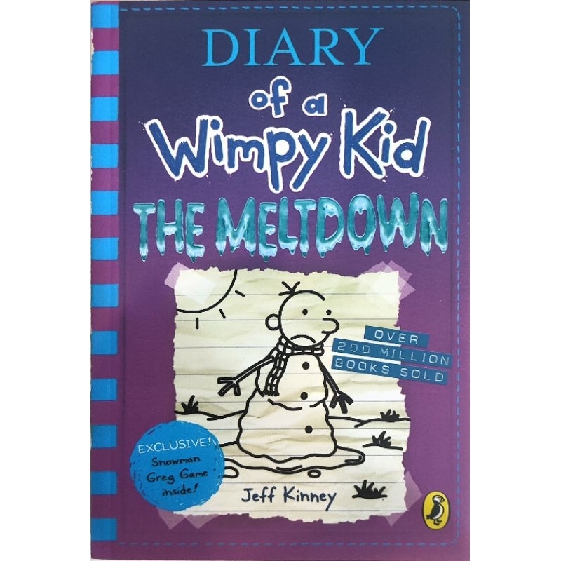 New Diary of a Wimpy Kid The Meltdown (Book 13) Paperback Diary of a ...