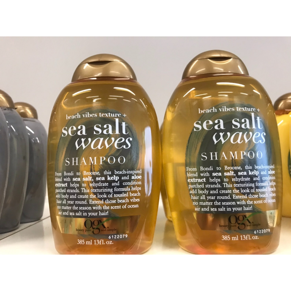 โอจีเอ็กซ์ แชมพู ซีซอลท์ เวฟ 385 มล. OGX Sea Salt Waves Shampoo 385 ml ...