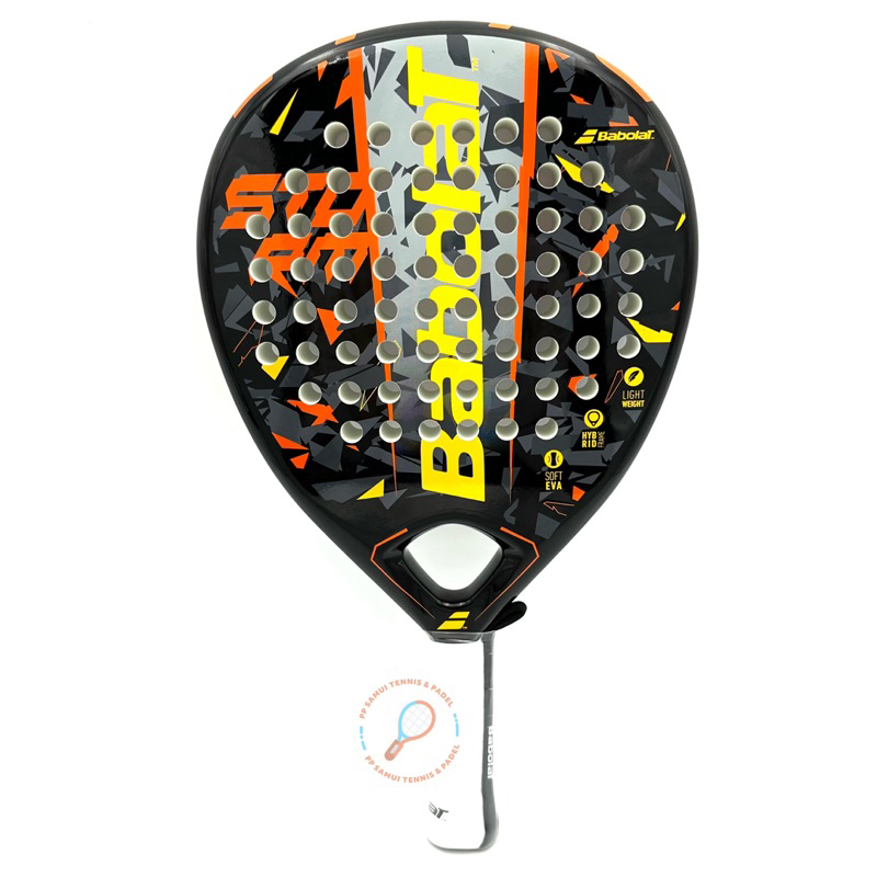 [มีส่วนลด] ไม้พาเดล เทนนิส tennis Padel racket Babolat Storm หนัก 345 ...