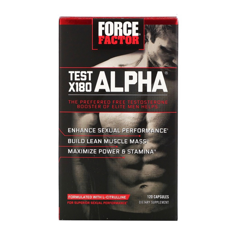 Test X180 Alpha® 120 แคปซูล มอบพลังงานบริสุทธิ์ที่จำเป็นเพื่อช่วยให้คุณ ...