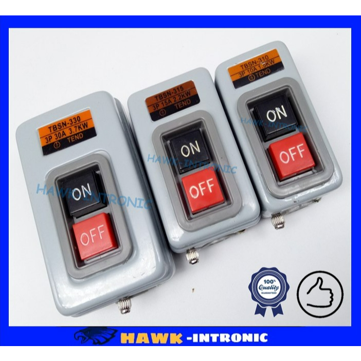 สวิทซ์กด 3P TBSN ลอย เปิดปิด on-off ดำแดง POWER SWITCH TEND | Shopee ...