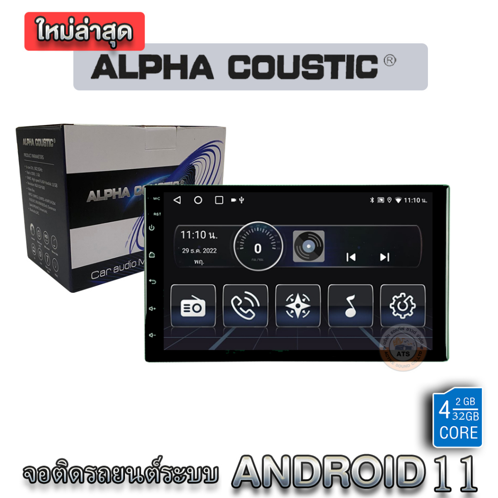 Alpha Finnix จอ 7 นิ้ว MP-7000 แอนดรอยแท้ Ram 2 Rom 32 หน้าจอแก้ว IPS ...