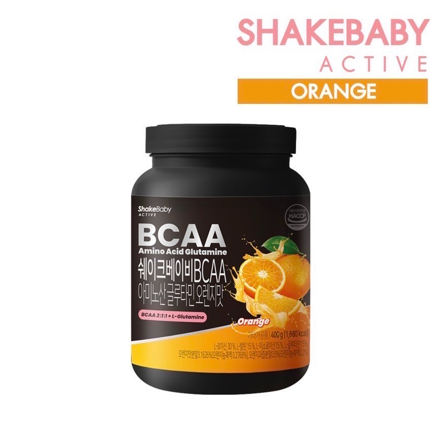 ของแท้ พร้อมส่ง โปรตีนเกาหลี Shake Baby Protein Shake BCAAs ORANGE | Shopee Thailand