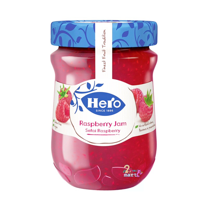 ฮีโร่แยม Hero Jam 5 รสชชาติ Strawberry Black Cherry Raspberry Blueberry ...