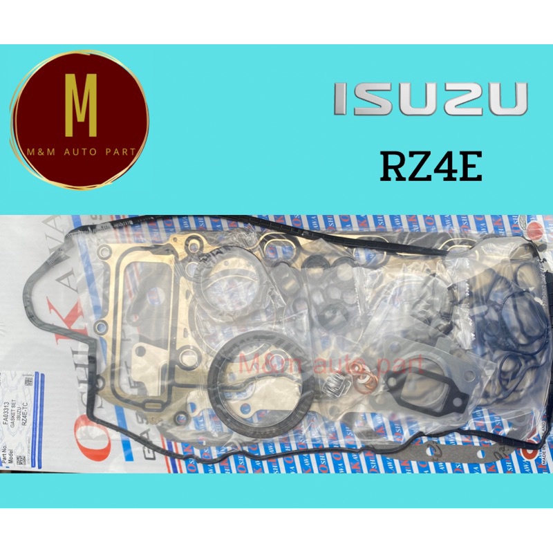 ประเก็นชุดใหญ่ ISUZU RZ4E-TC X-SERIES DMAX MU-X 1900CC DDI BLUEPOWER(ฝา ...