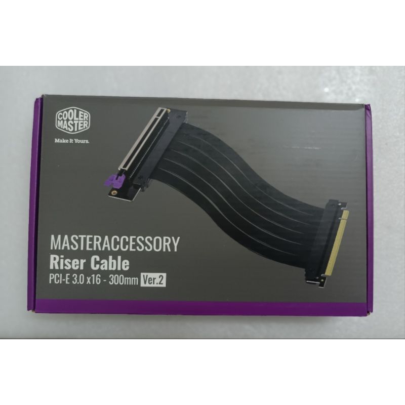 Riser Card PCI-E 3.0 16X สายต่อการ์ดจอจากเมนบอร์ด แบรนด์ Cooler Master ...