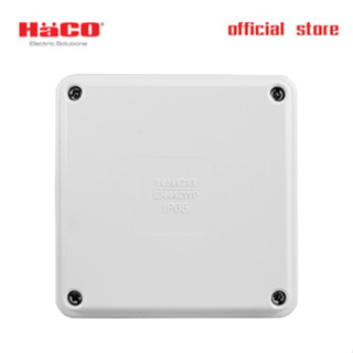 HACO กล่องพักสายไฟขนาด Weatherproof Junction Boxes 4x4x2 นิ้ว กันน้ำ IP 65 รุุ่น ER442WP ...