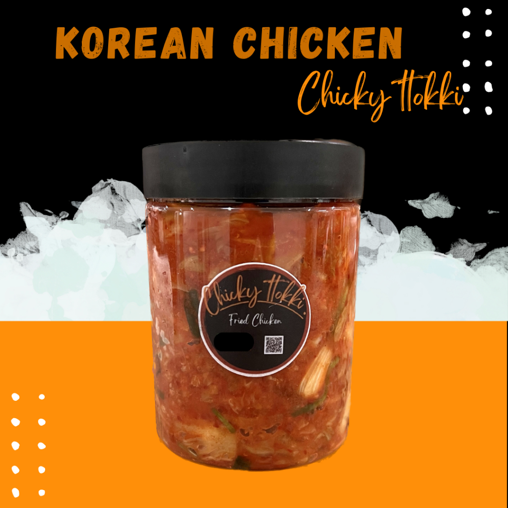 Chicky ttokki กิมจิ 500 กรัม โฮมเมดสูตรลดโซเดียม รสชาติอร่อย สดใหม่ ...
